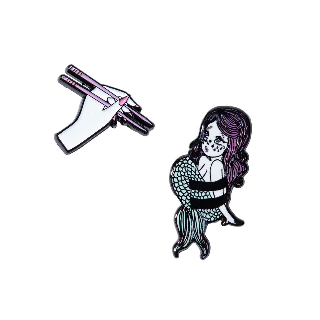 Mermaid Pin - Enamel Pin Sets – Valfré